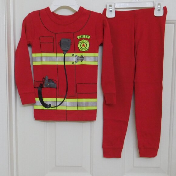 GAP | Pajamas | Nwt 2pc Baby Gap Fireman Fire Chief Costume Pajamas Sz ...